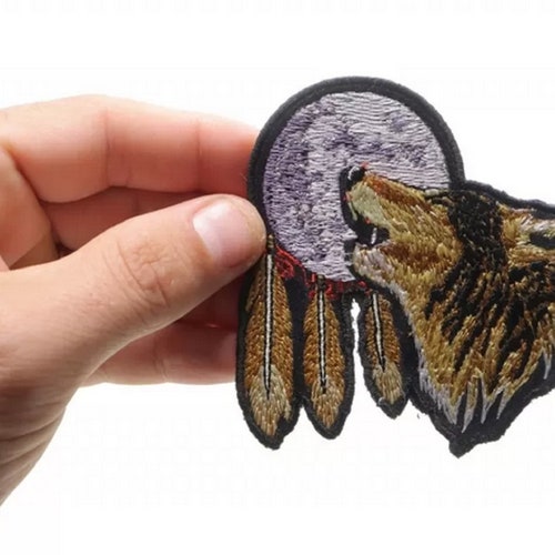 Embroidered Wolf Iron on Patch Wolf Patch Iron on Patch - Etsy