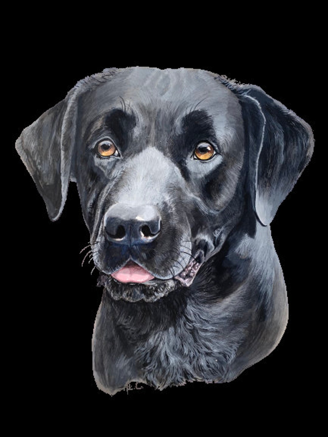 Black Lab PNG File - Digital Download - Sublimation Image- Dog Clipart ...