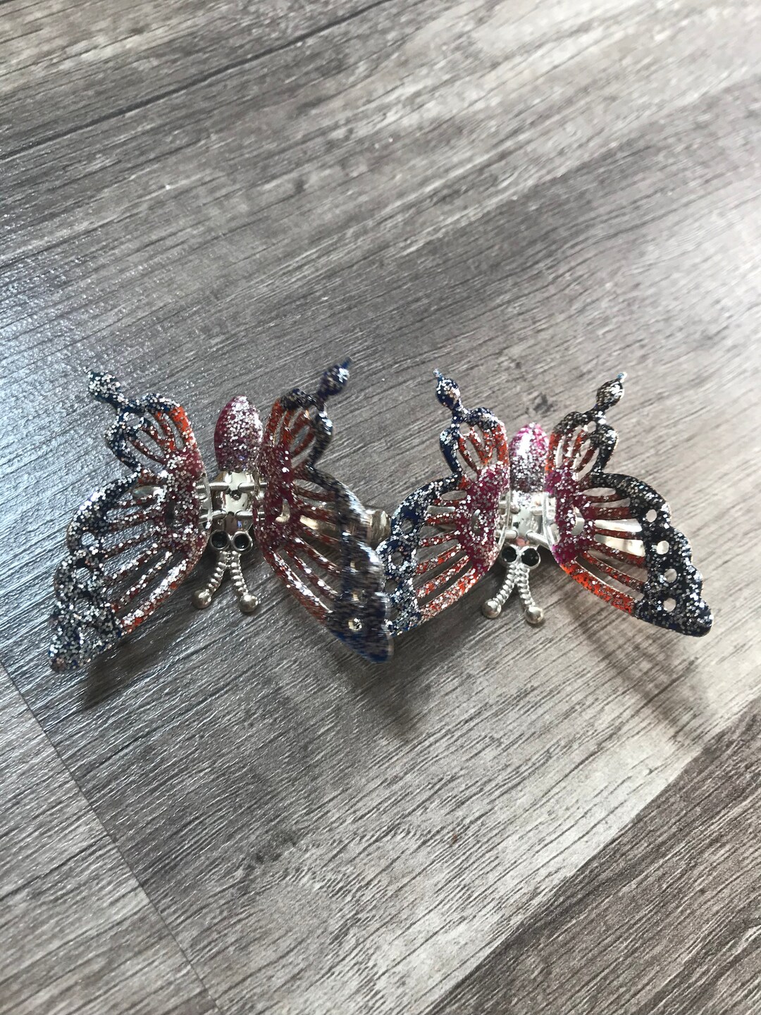 90’s Butterfly Hair Clips Moving Wings - Etsy