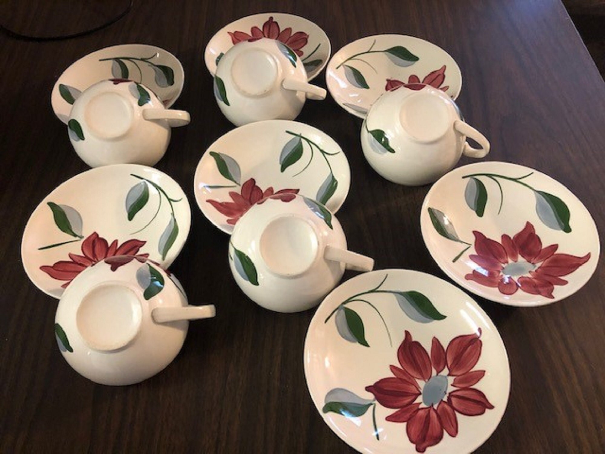 12 Pc. Vintage 'petal Point' Blue Ridge Southern - Etsy
