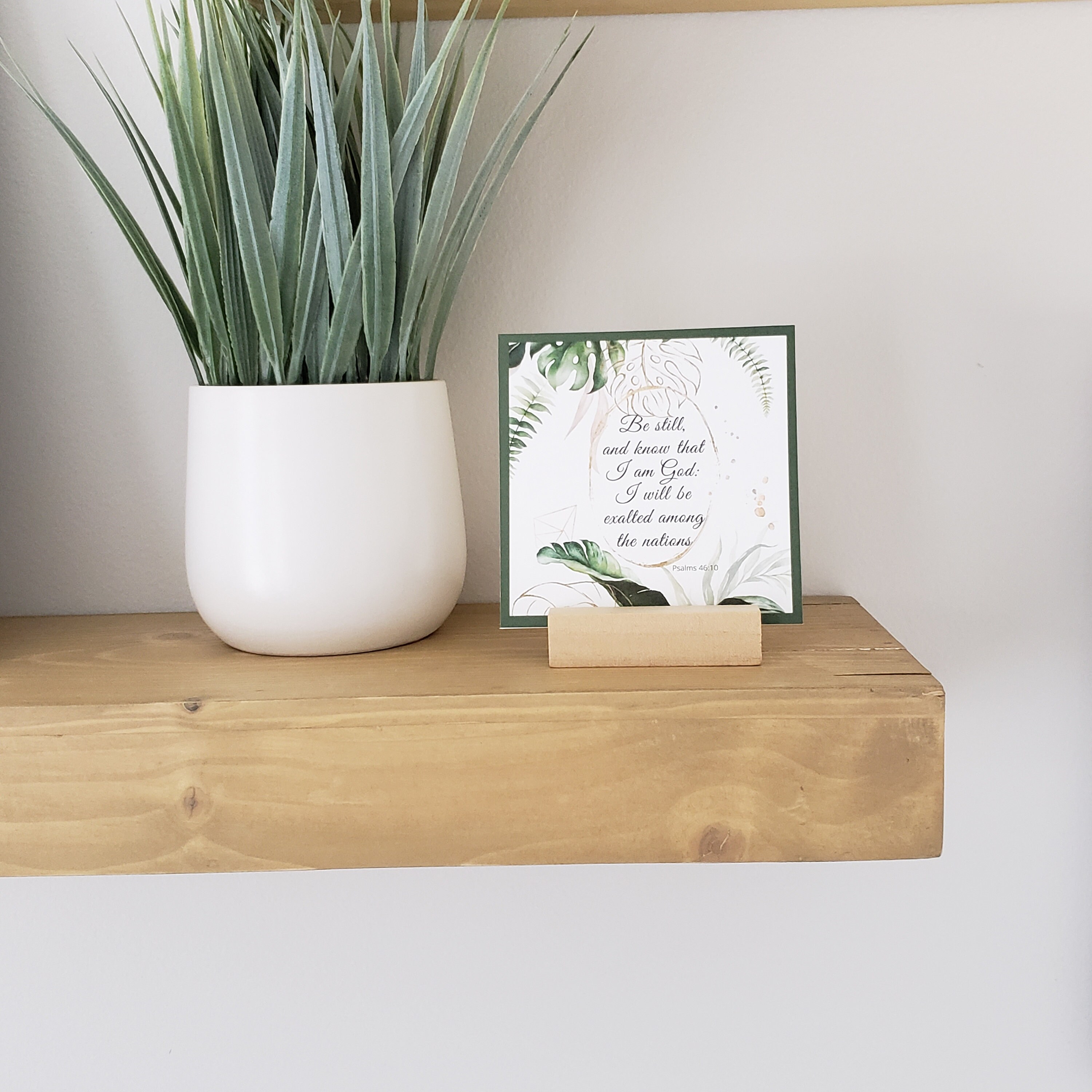 Scripture Memory Cards Set With Wooden Display Stand, Faith Postcards ...