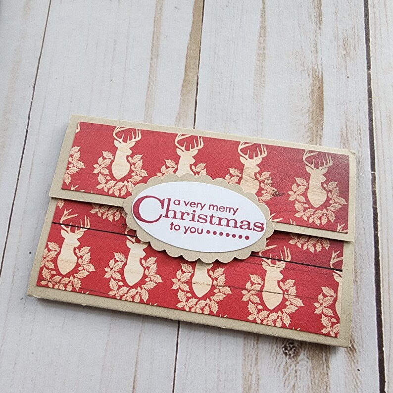Christmas Gift Card Holders, Rustic Gift Card Holders, Teacher Gifts ...
