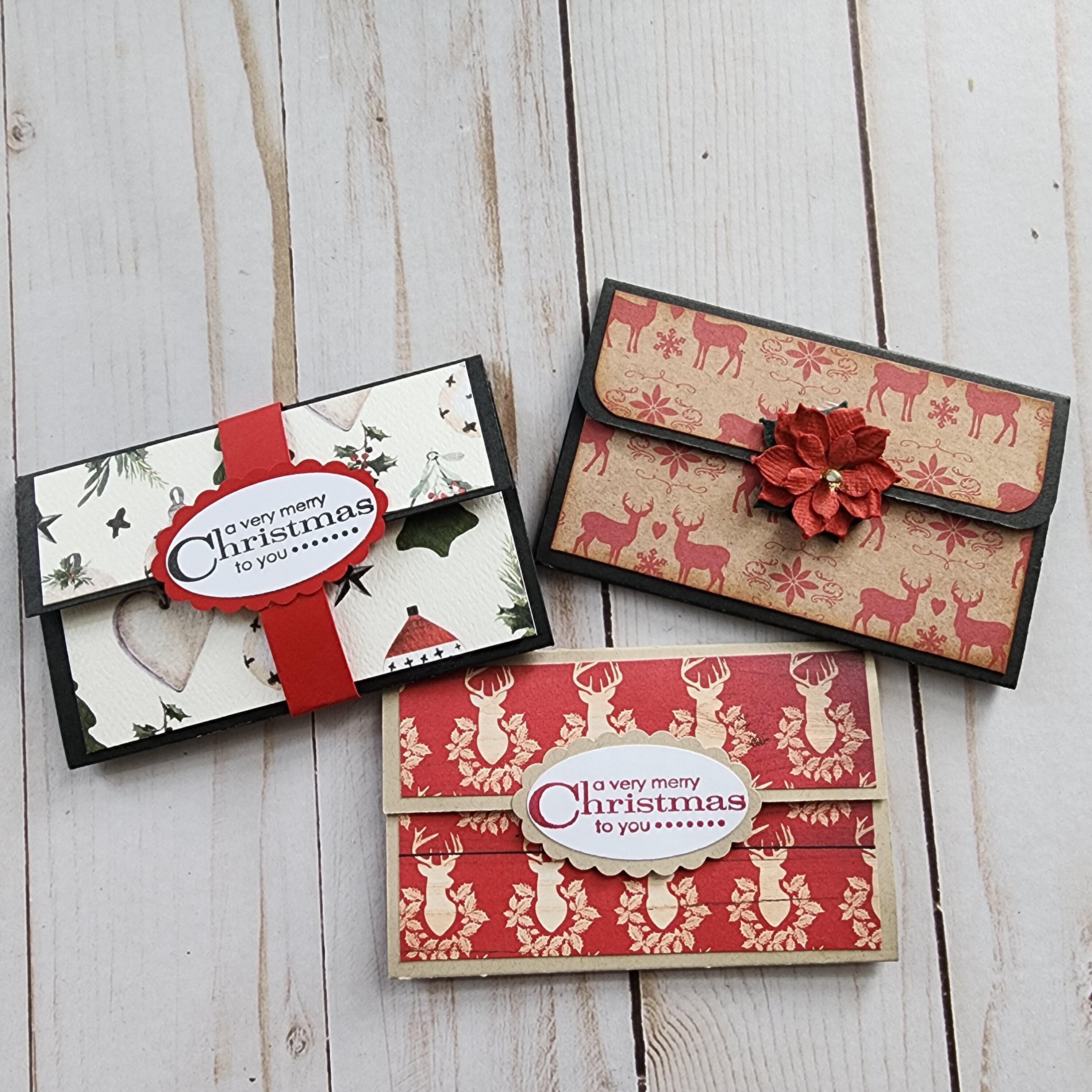 Christmas Gift Card Holders, Rustic Gift Card Holders, Teacher Gifts ...