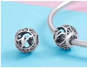 Pandora Initial V Charm - Etsy