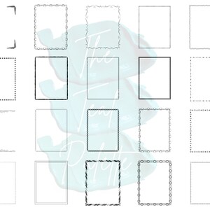 Bundle Borders Clip Art Set 1, Clipart Doodle Borders, Border Frames ...