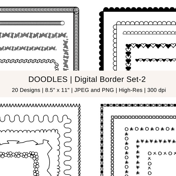 Doodle Frames - Etsy