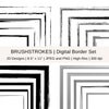 Bundle Borders Clip Art Set 1, Clipart Doodle Borders, Border Frames ...