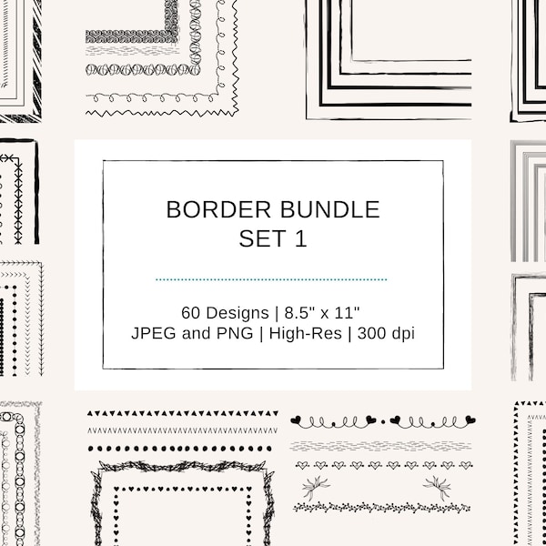 Border Clip Art - Etsy