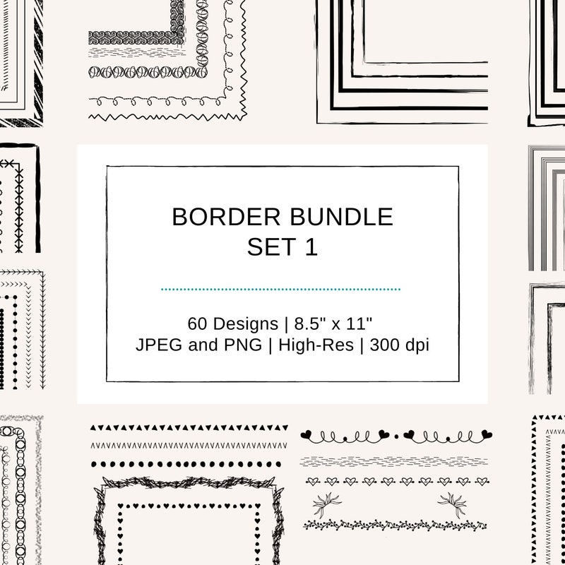 Border Clip Art - Etsy