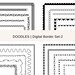 Bundle Borders Clip Art Set 2, Clipart Doodle Borders 2, Southwestern ...