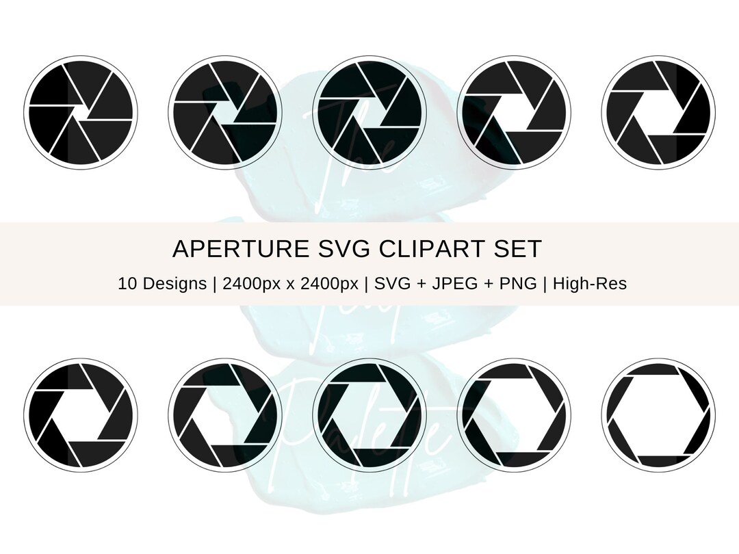 Aperture SVG Clipart, Photography Vector Image, Camera Shutter Clipart ...