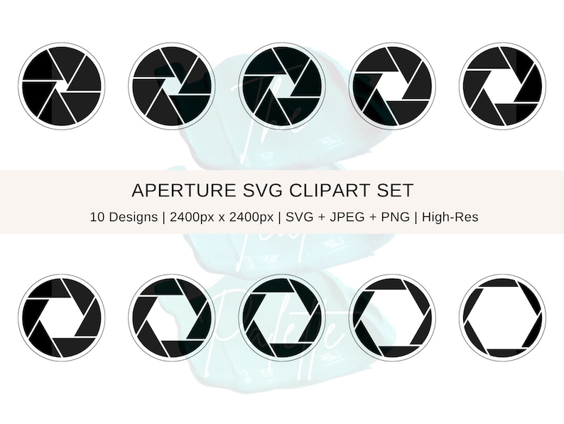 Aperture SVG Clipart, Photography Vector Image, Camera Shutter Clipart ...