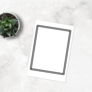 Doodle Digital Borders 2, Digital Frames Clipart, 8.5 X 11, Border Clip ...