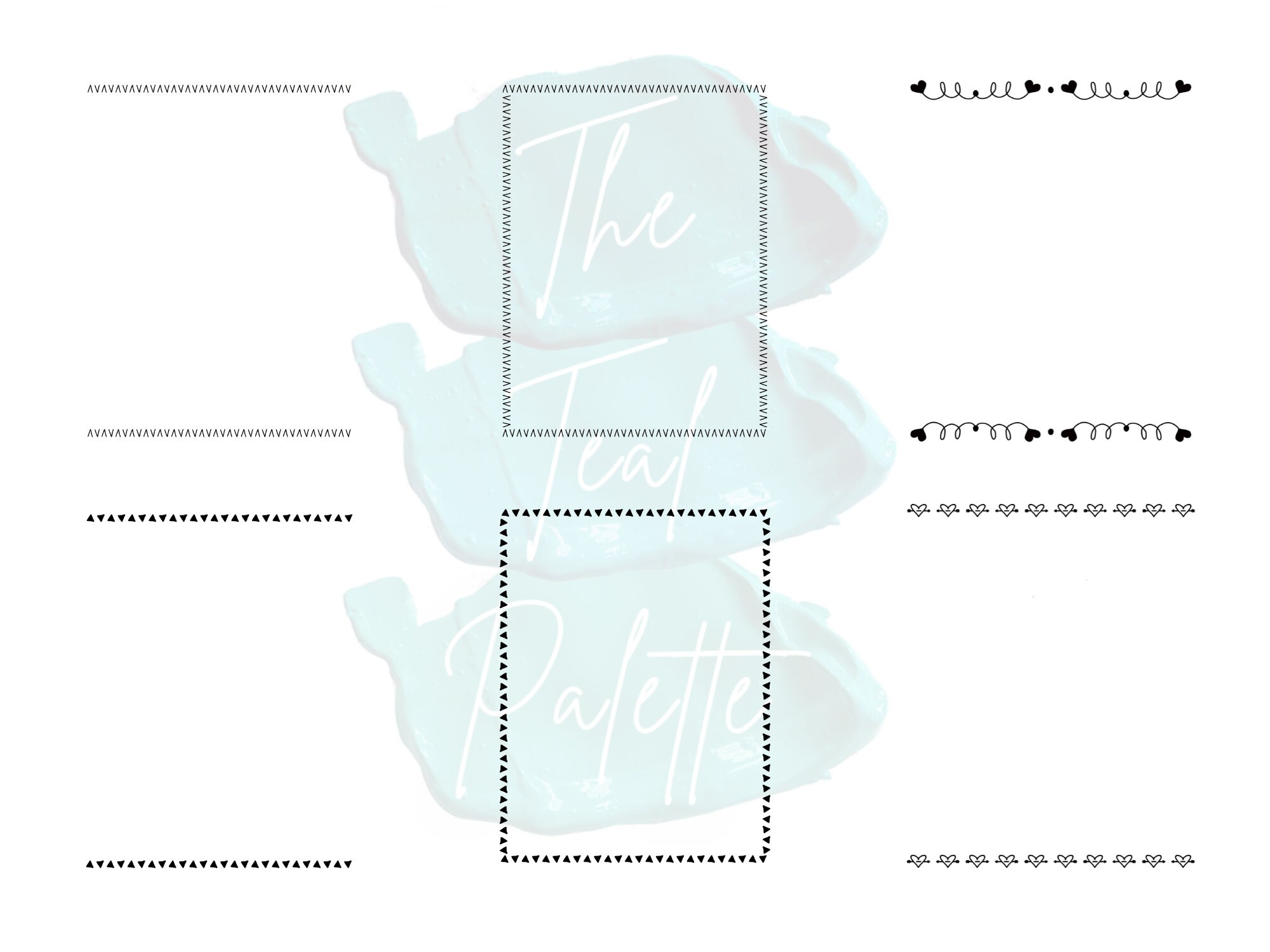 Bundle Borders Clip Art Set 1, Clipart Doodle Borders, Border Frames ...