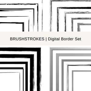 Bundle Borders Clip Art Set 1, Clipart Doodle Borders, Border Frames ...