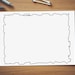 Doodle Digital Borders 2, Digital Frames Clipart, 8.5 X 11, Border Clip ...