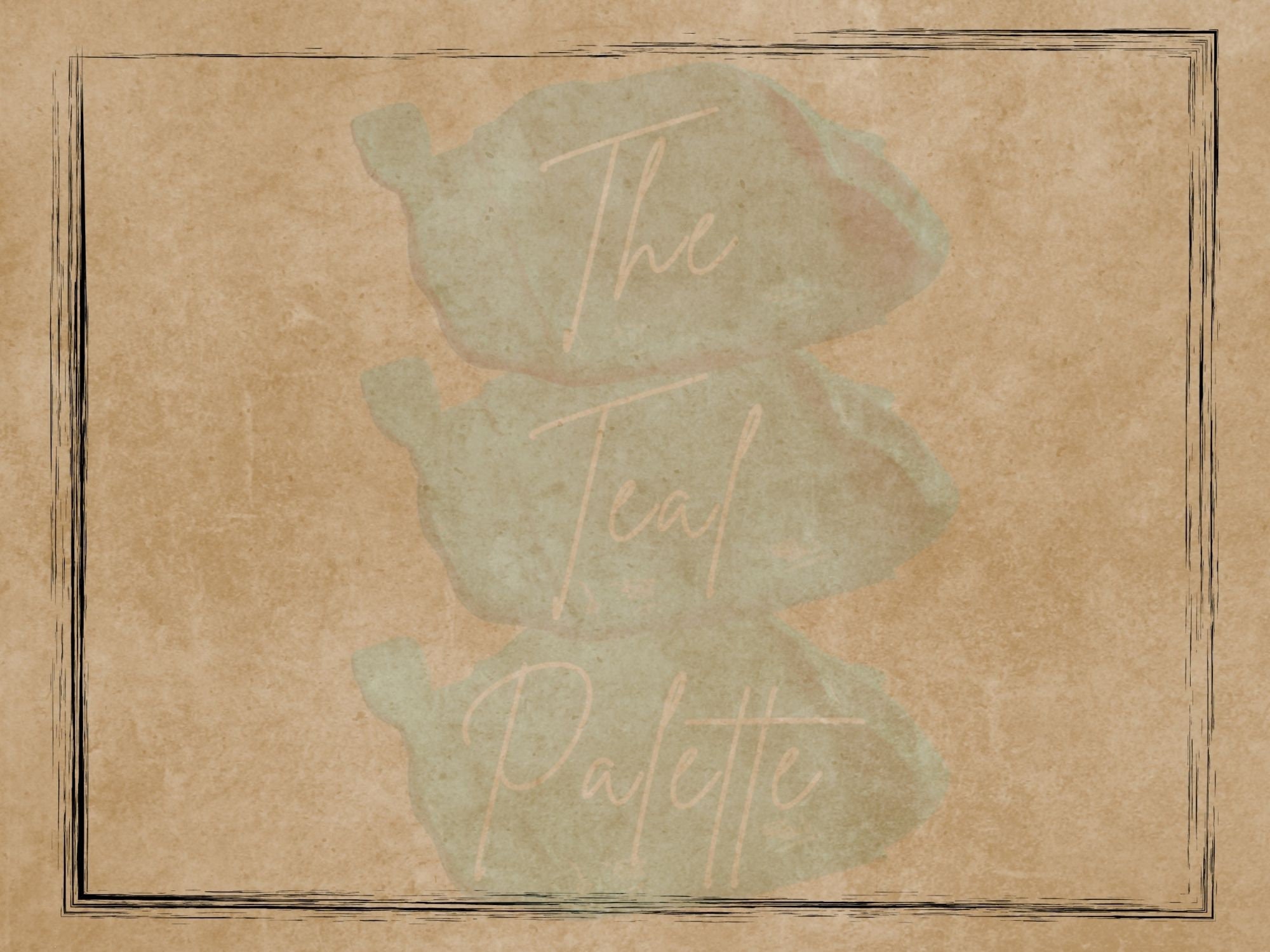 Digital Borders, Digital Frames Clipart, 8.5 X 11, Brushstroke Border ...