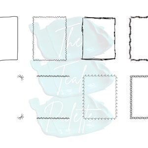 Bundle Borders Clip Art Set 1, Clipart Doodle Borders, Border Frames ...