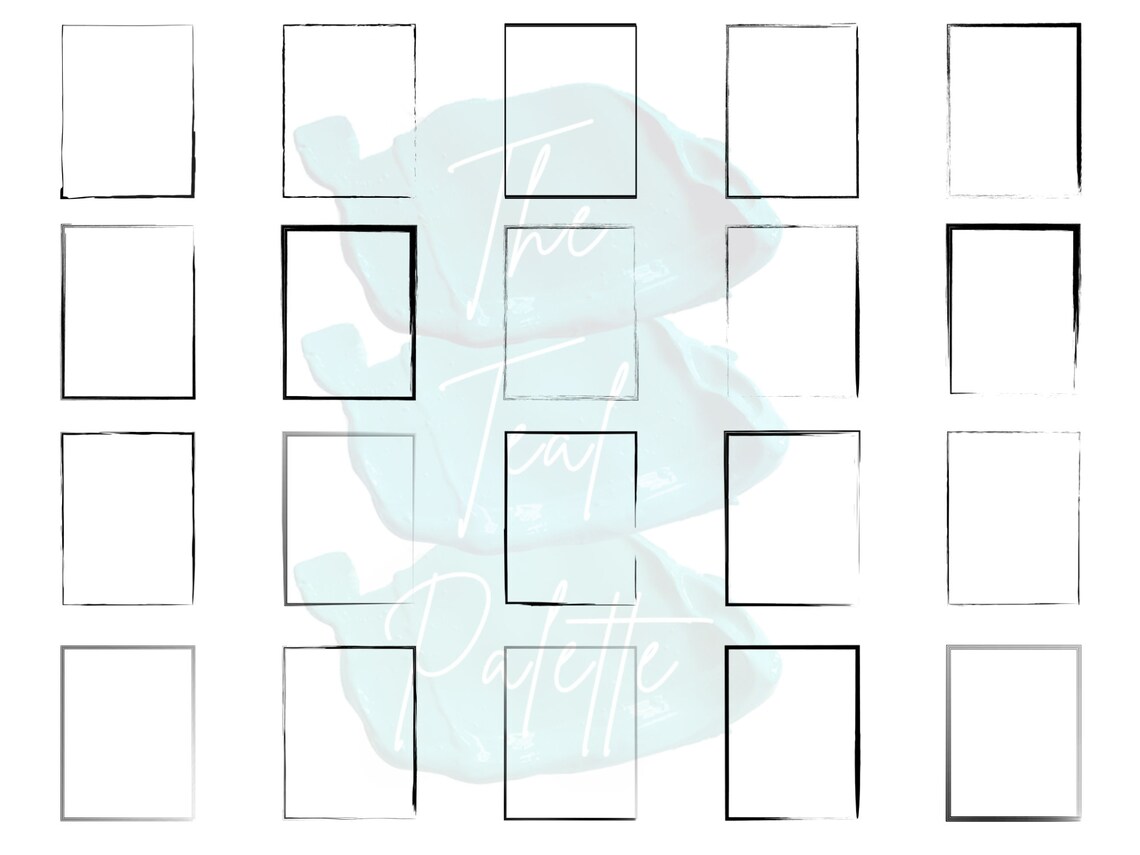 Bundle Borders Clip Art Set 1 Clipart Doodle Borders Border - Etsy