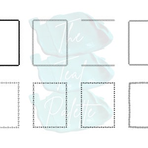 Doodle Digital Borders 2, Digital Frames Clipart, 8.5 X 11, Border Clip ...