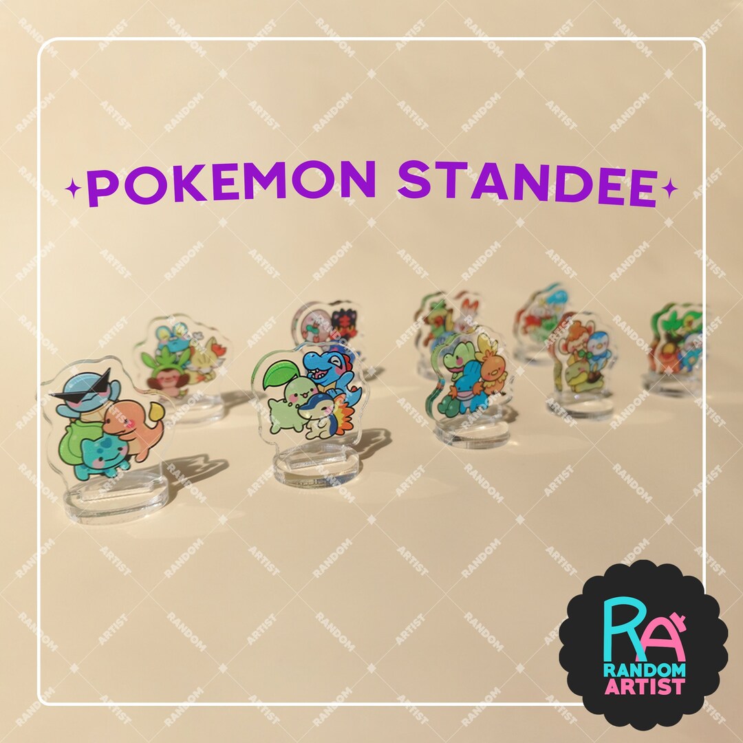 Pokemon Standee Standee 3cm | RA - Etsy