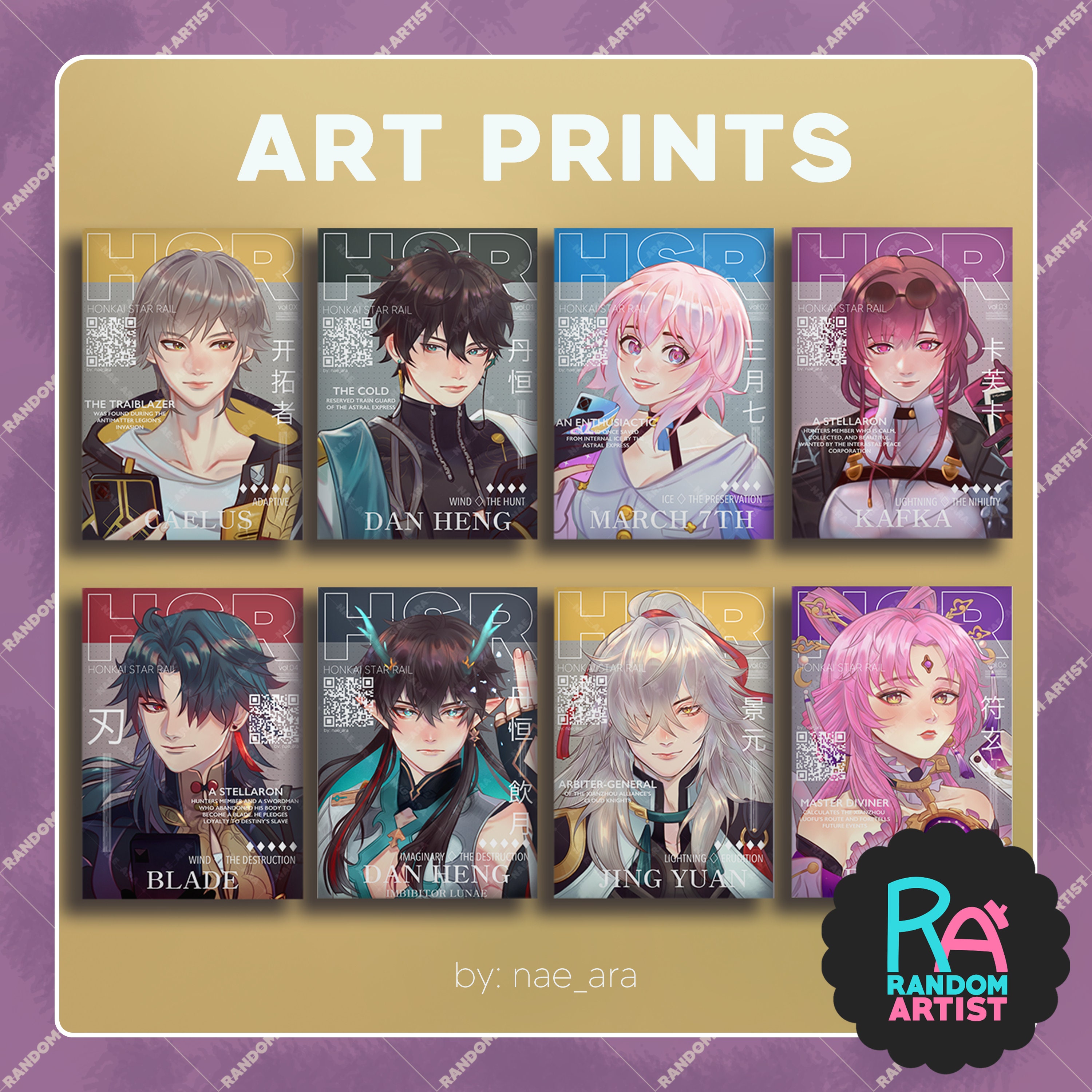 HSR: Honkai Star Rail Art Prints A5 A4 Foiled Print RA - Etsy