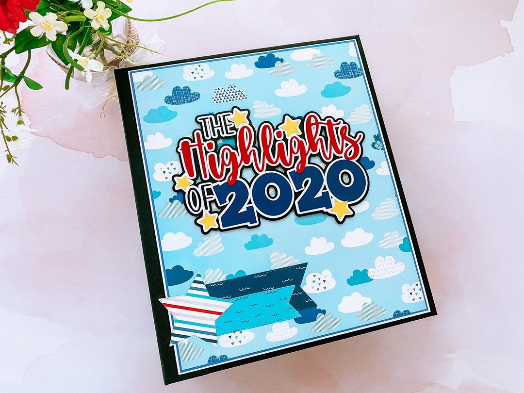 Year in Review Scrapbook, Scrapbook, Family Scrapbook, Yearly Scrapbook ...