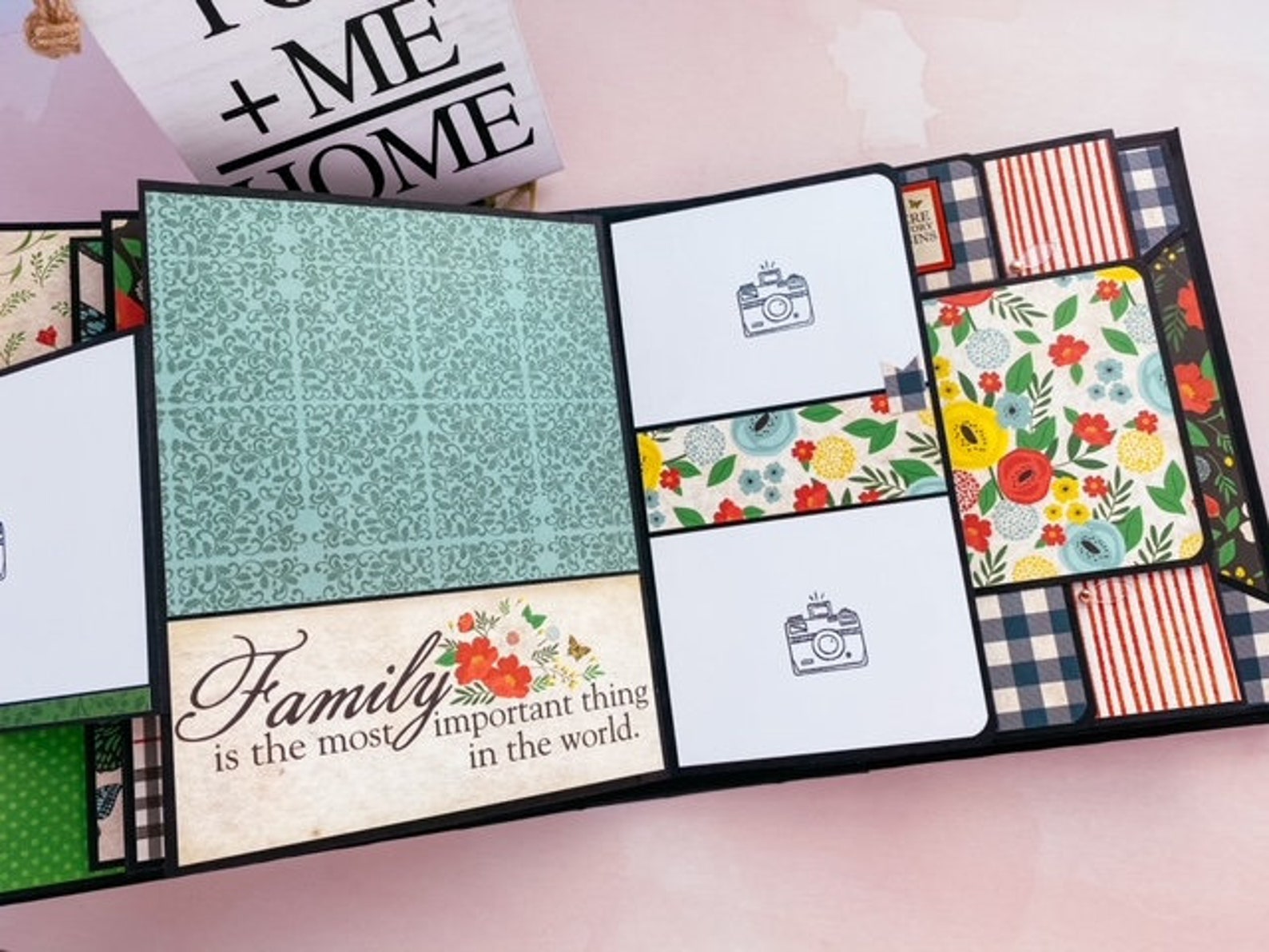 Completed Family Scrapbook Family Scrapbook Family Mini | Etsy