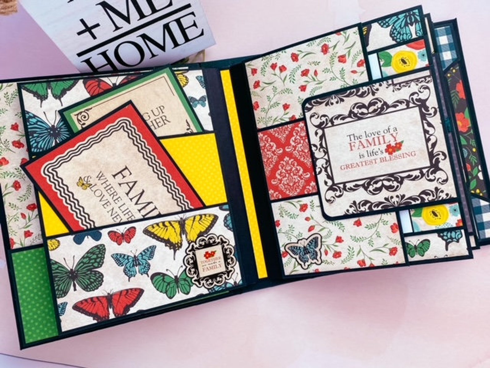 Completed Family Scrapbook Family Scrapbook Family Mini | Etsy