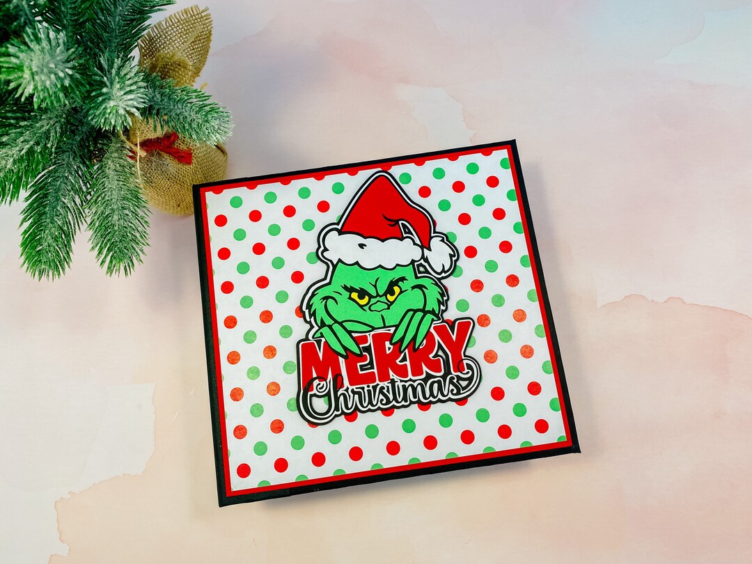 Completed Grinch Scrapbook, Christmas Scrapbook, the Grinch, Grinch ...