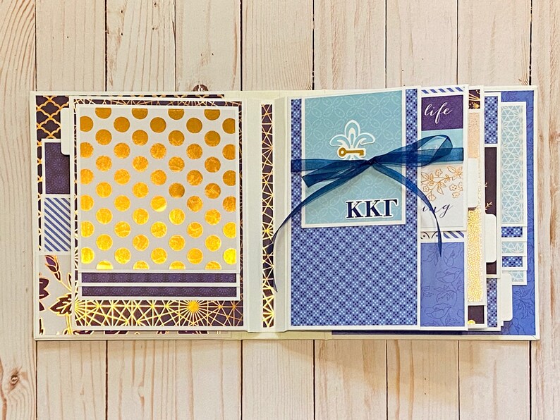 Sorority Scrapbook Fraternity Scrapbook Sorority Mini Album | Etsy