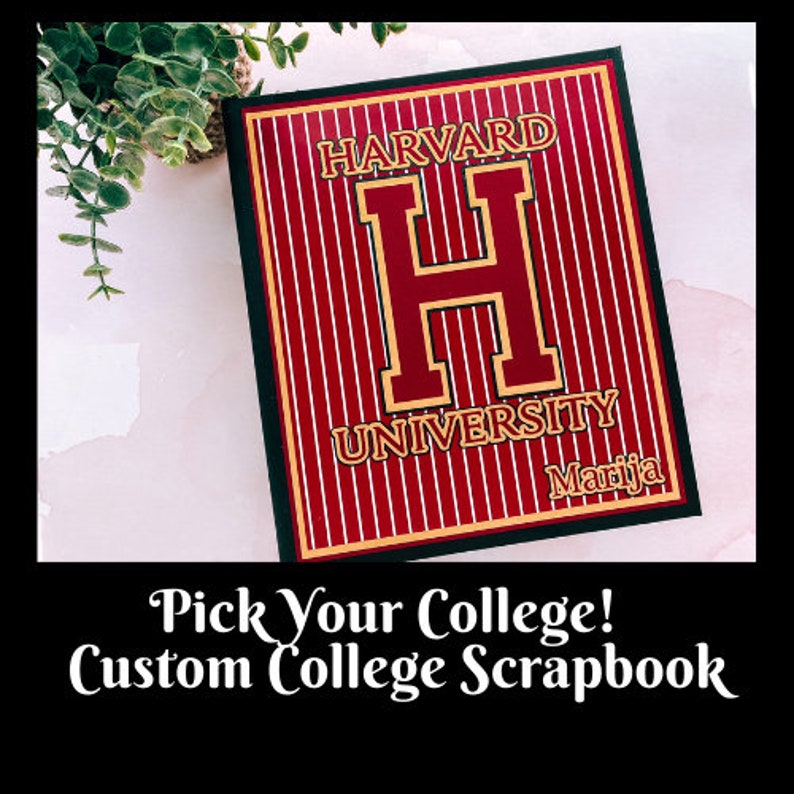 College Scrapbook Custom College Scrapbook University - Etsy