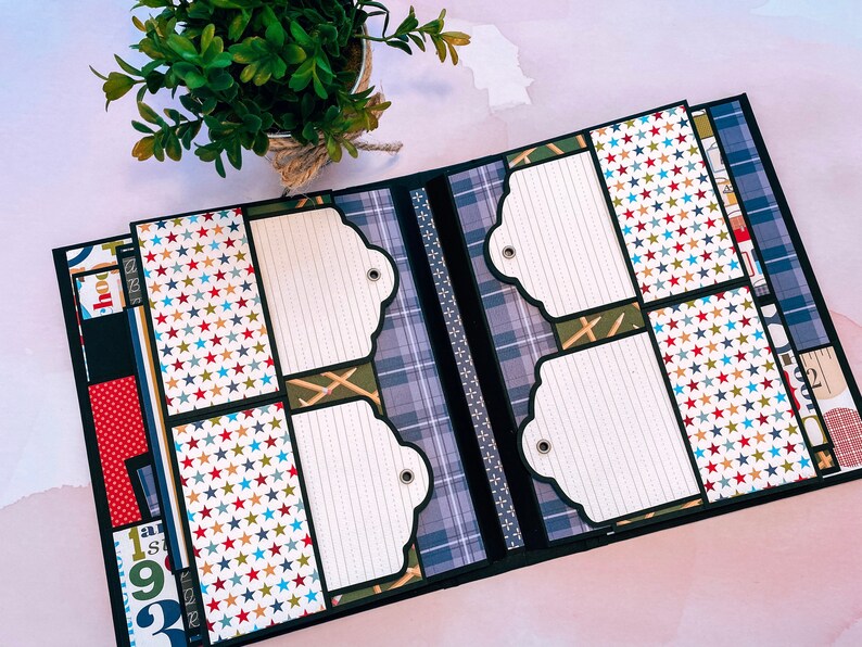 Completed Mini Scrapbook Scrapbook Back to School Scrapbook - Etsy