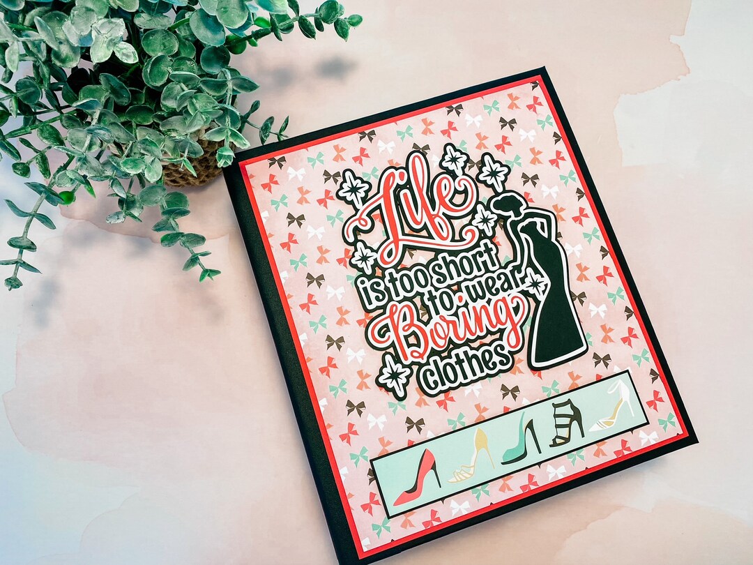 Fashion Scrapbook, Fashionista Scrapbook, Scrapbook, Scrapbook for a ...