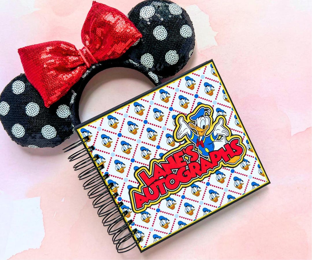 Disney Autograph Book, Donald Duck, Disney Autograph & Photo Book ...