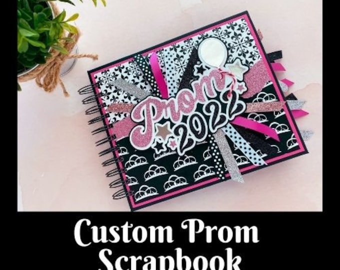 Prom Scrapbook, Prom Photo Book, Prom Gift, Prom Scrapbook, Prom Mini ...