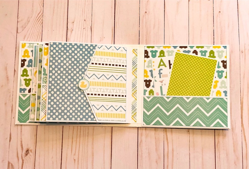 Completed Mini Scrapbook Baby Scrapbook Baby Mini Album | Etsy