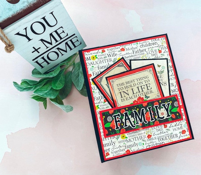 Completed Family Scrapbook Family Scrapbook Family Mini | Etsy