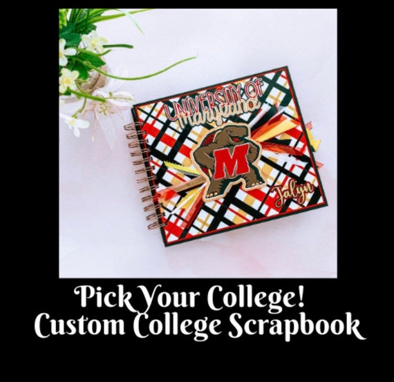 College Scrapbook College Photos College Gift Custom - Etsy