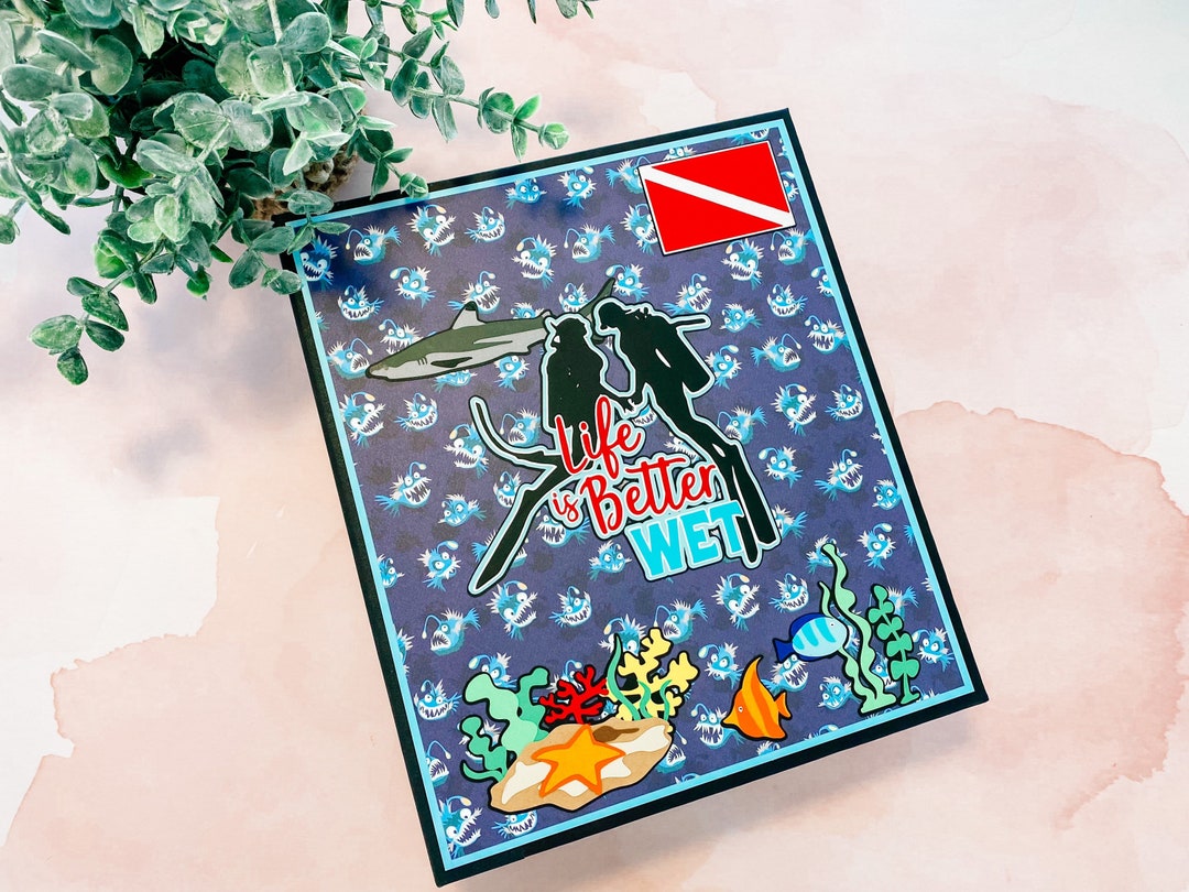 Scuba Diving Scrapbook, Diving Scrapbook, Scuba Scrapbook, Scrapbook ...