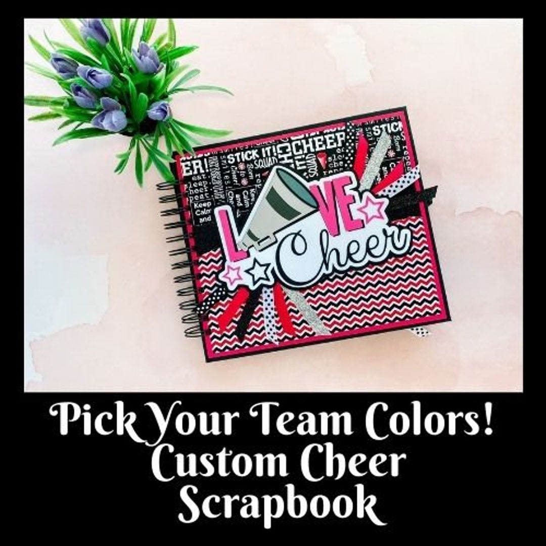 Completed Cheerleading Scrapbook, Cheer Scrapbook, Cheer, Cheerleading ...