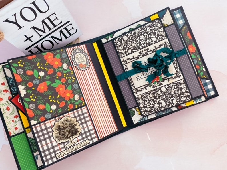 Completed Family Scrapbook Family Scrapbook Family Mini | Etsy