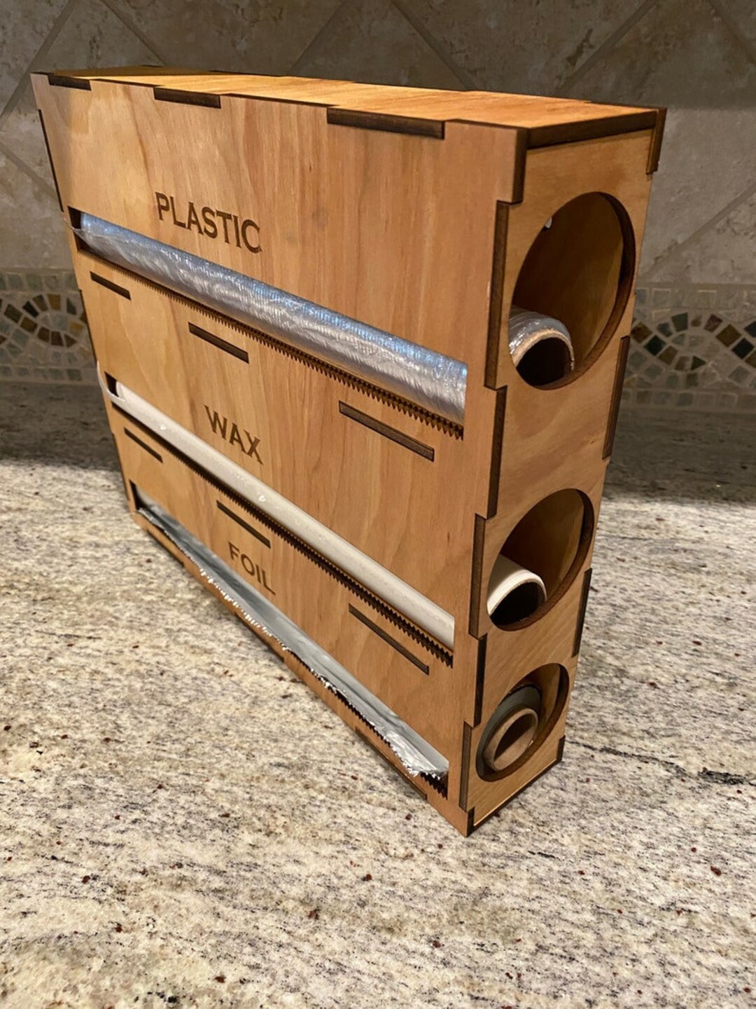 Foil Organizer/ Plastic Wrap/ Wax Paper Organizer - Etsy