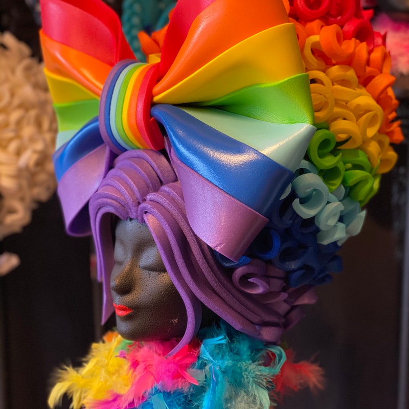 Colorful Wig - Etsy
