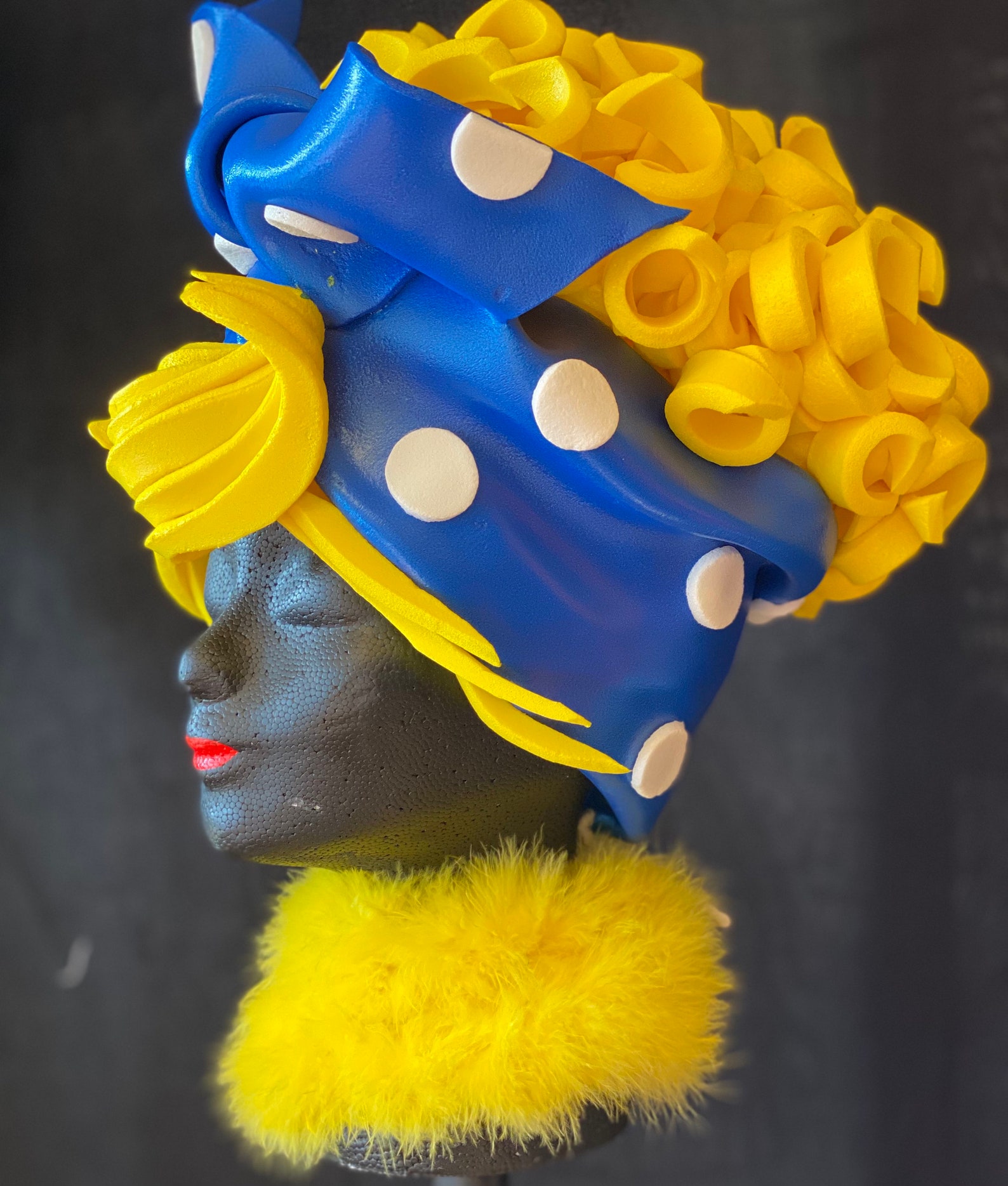 Foam wig / headpiece ANN ETSY109 | Etsy