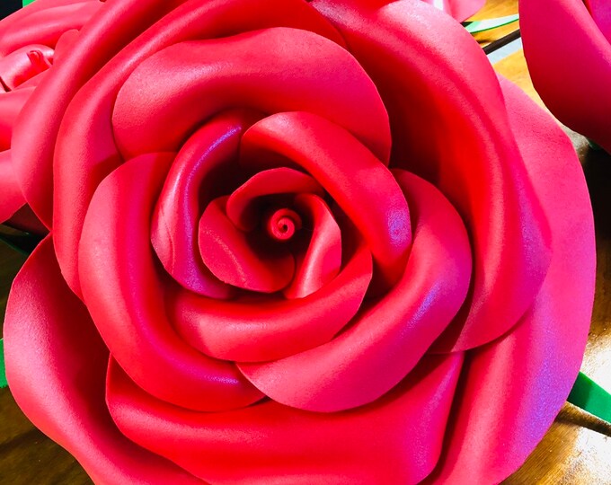 Rose Made of Foam ESTY040 | Etsy