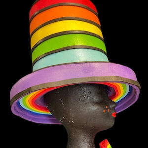 SALE Foam RAINBOW Hat - Etsy