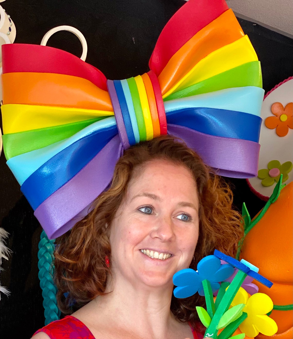 BIG RAINBOW BOW ETSY110 | Etsy