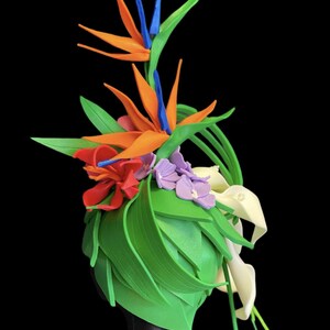 Foam Wig Stylish FLOWERS - Etsy