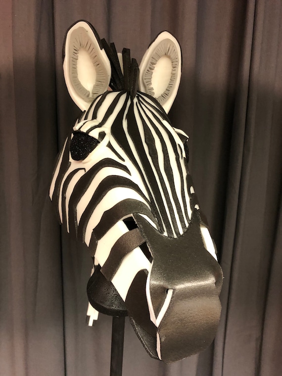 Mascara De Cabeca De Zebra